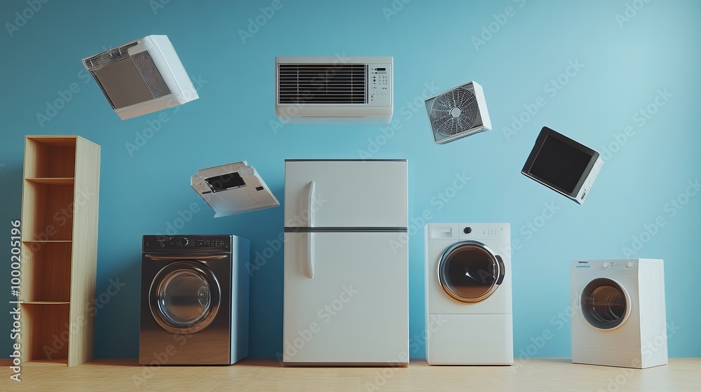 Gravity-Defying Home Appliances in 3D: A Stunning Studio Render ...