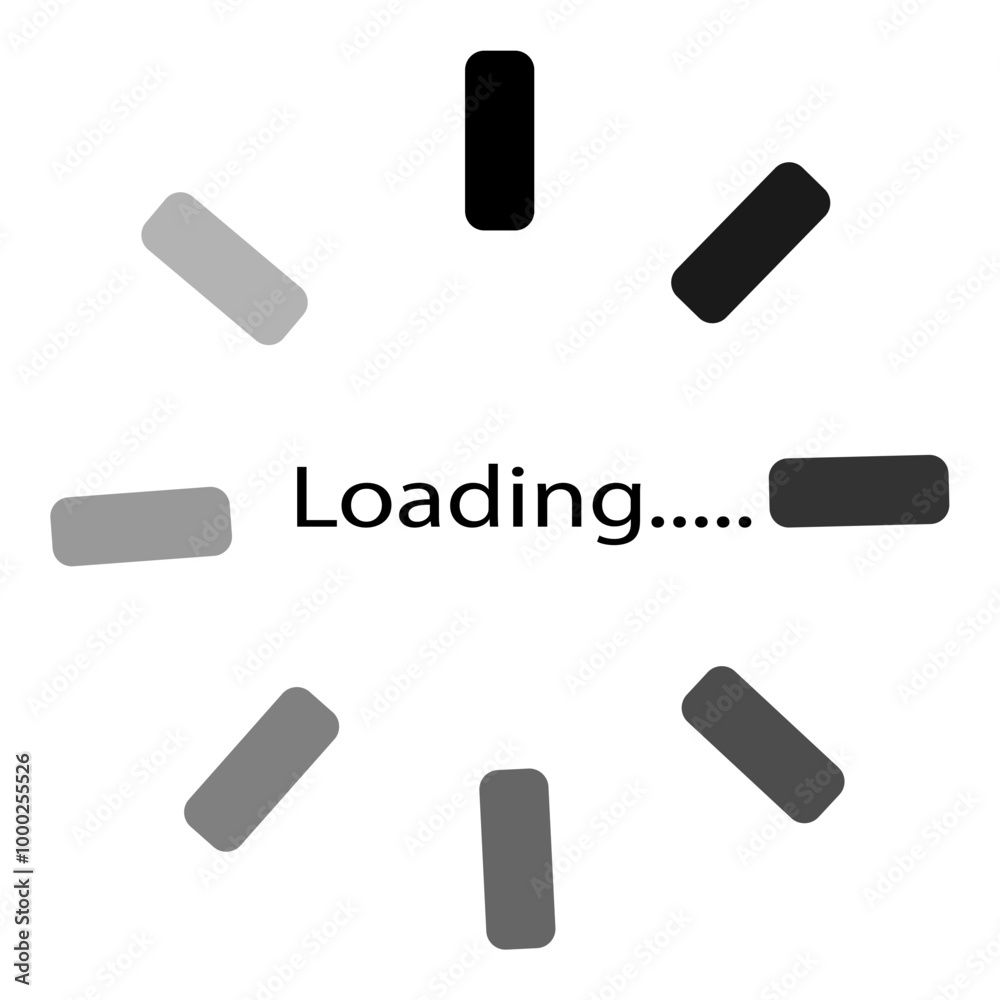 Loading icons. Load. Load bar icons, Loader buffer sign, web design on ...