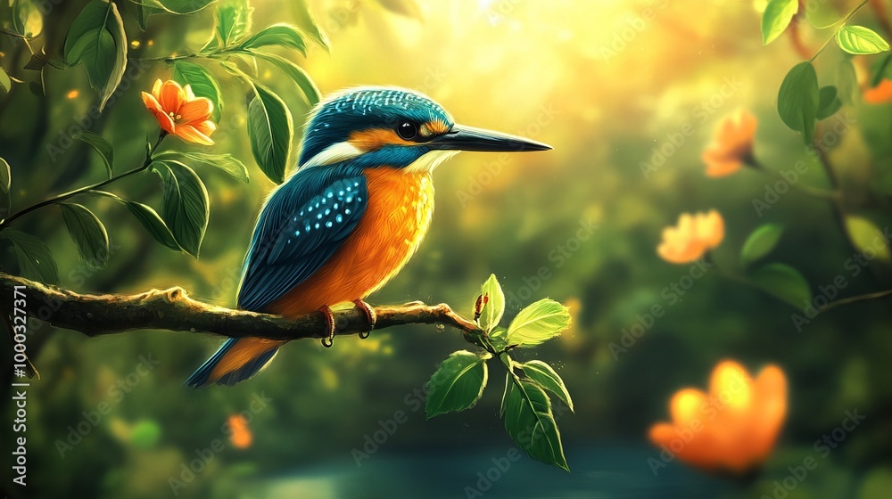 Exploring the Enchanting World of the Common Kingfisher (Alcedo atthis ...