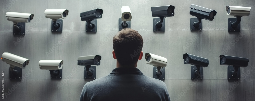 Cctv Facial Recognition Security System Ai Powered Video Surveillance Detecting Suspicious