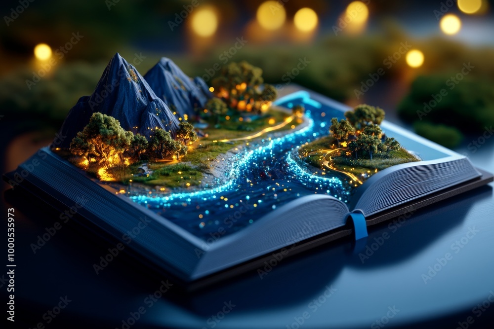 3D-rendered interactive book, where the readerâ€™s touch unlocks ...