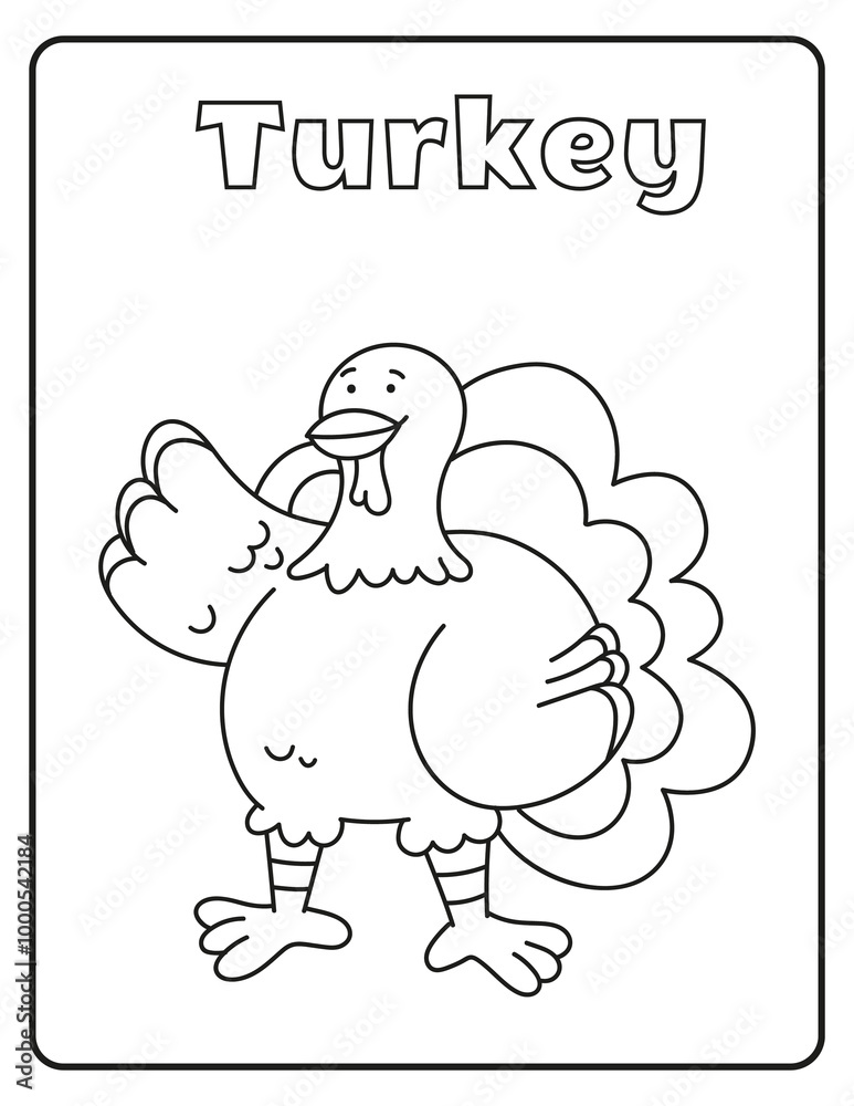 Thanksgiving and Fall Harvest Coloring Page Autumn Season Fun Images ...