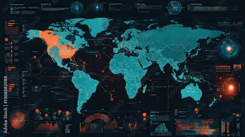 Global Semiconductor Supply Chain Map, interactive layers displaying ...