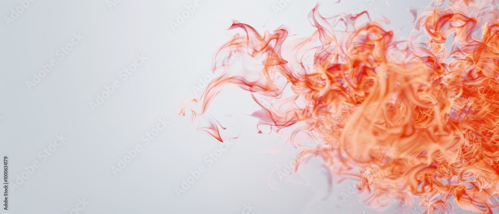 Vibrant Anime Fire Element, a bold and dynamic illustration of bright ...