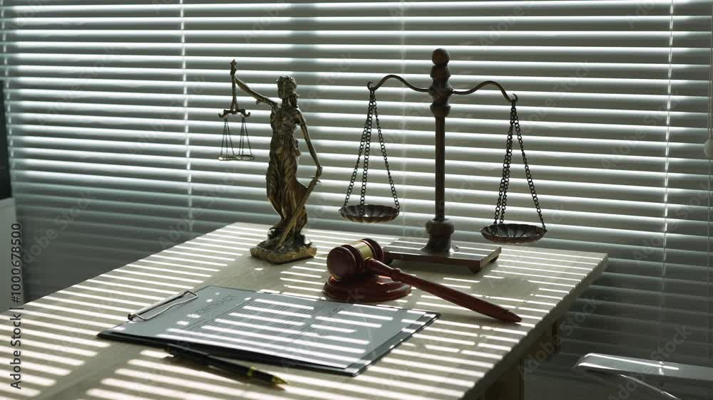 Judge's Hammer, Law Office, Lawyer, Law and Justice, Statue of Goddess ...