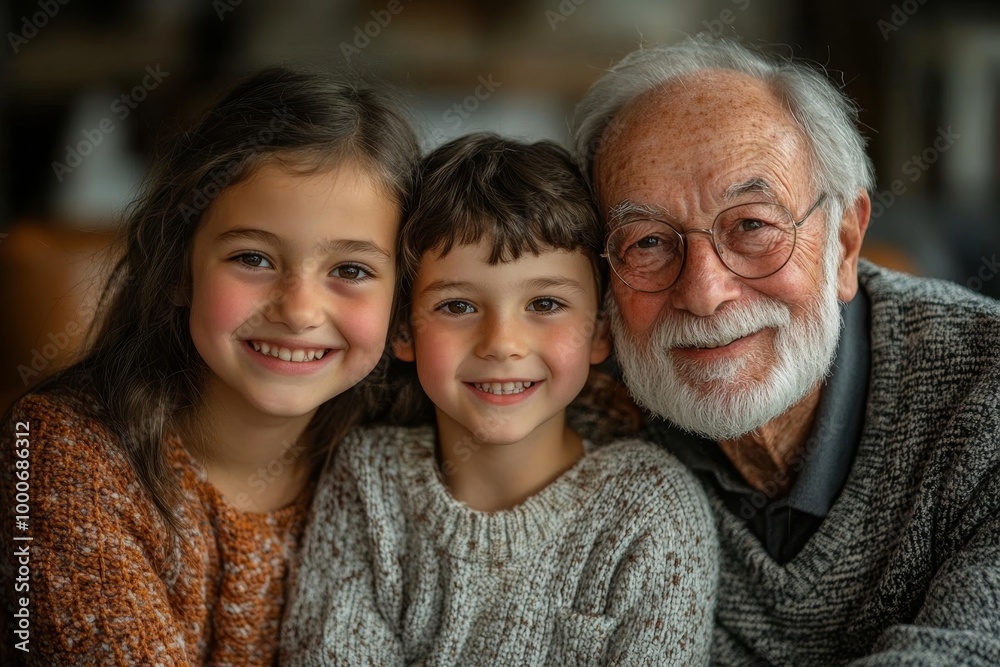 child family portrait woman mother man father grandmother daughter ...
