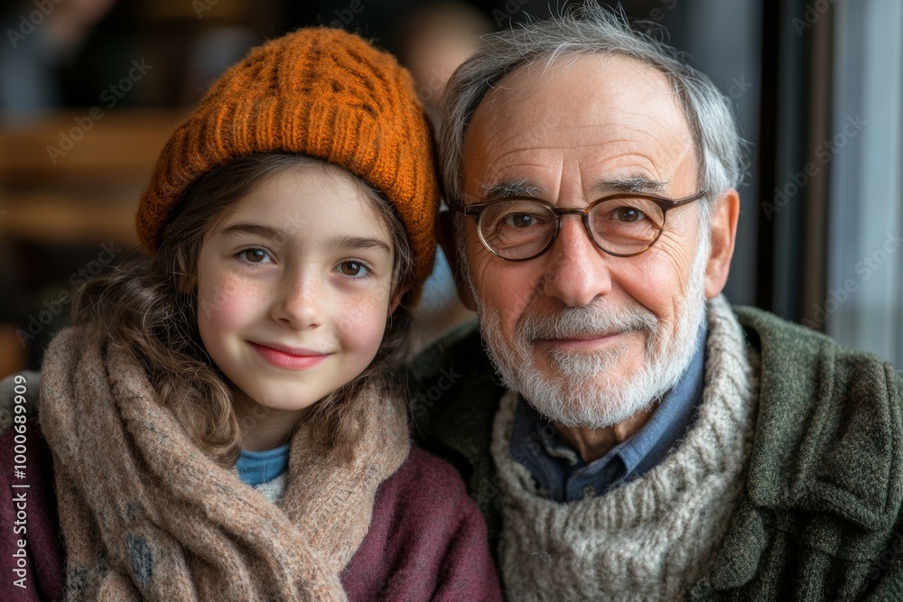 child family portrait woman mother man father grandmother daughter ...