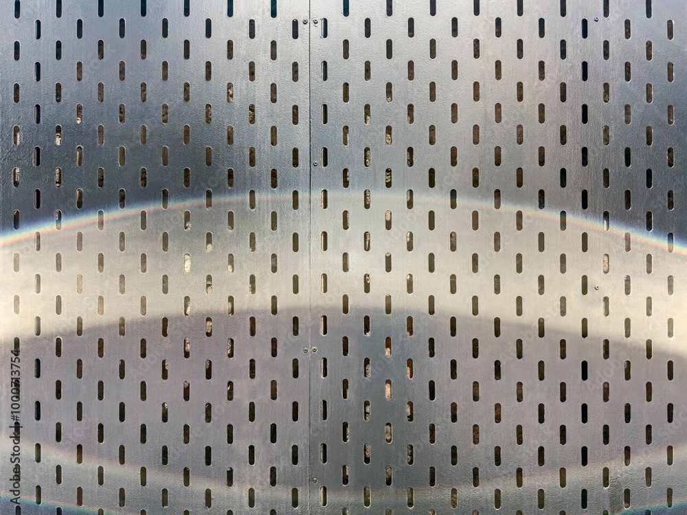 Poster perforated metal texture with oblong holes – Wall Art | UkPosters