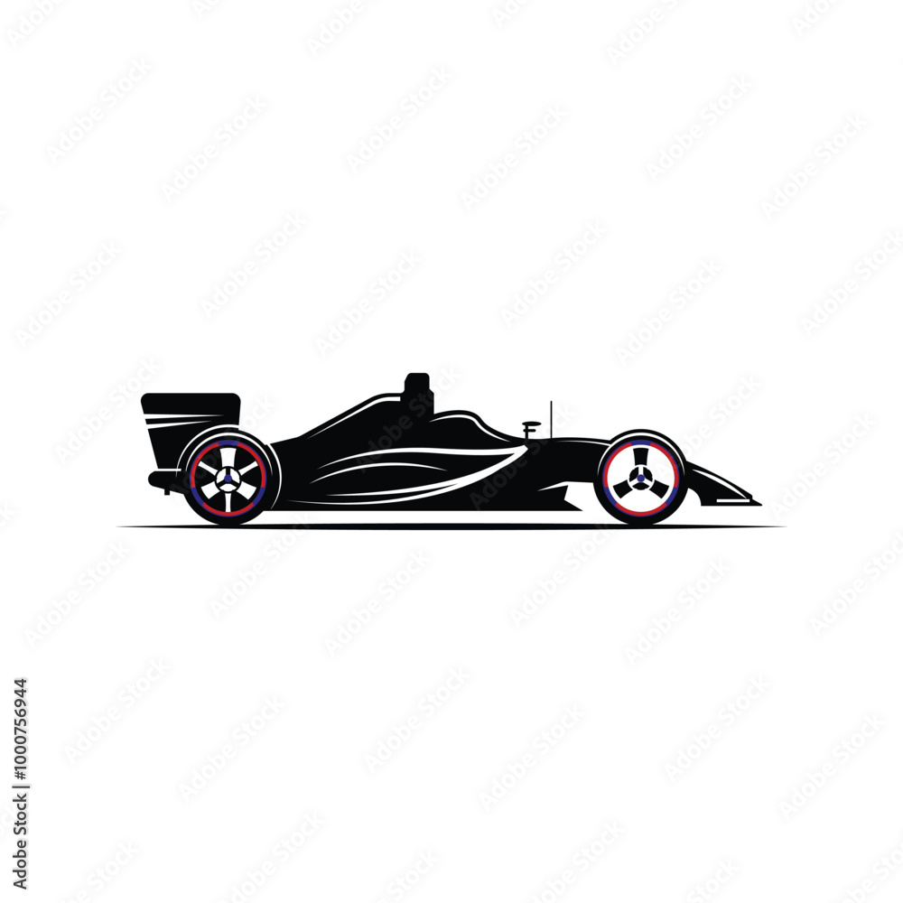 F1 racing car icon logo transport jet sport racing car symbol concept ...
