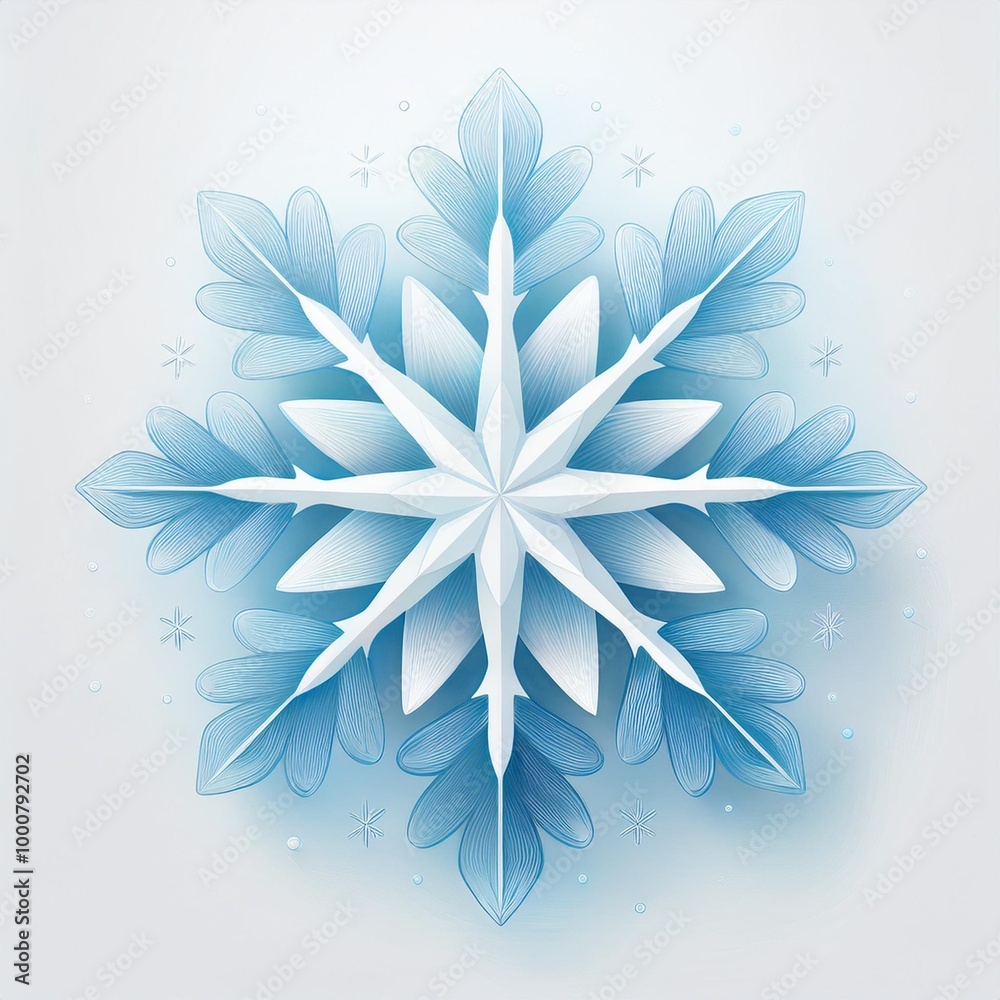 Flat art snow logo, designed with a simple and simple shape Stock ...