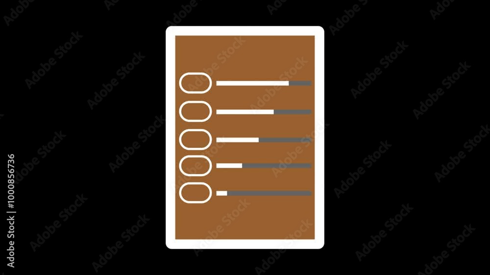 Checklist Clipboard Icon, Document with Tick Check marks. tick mark on ...