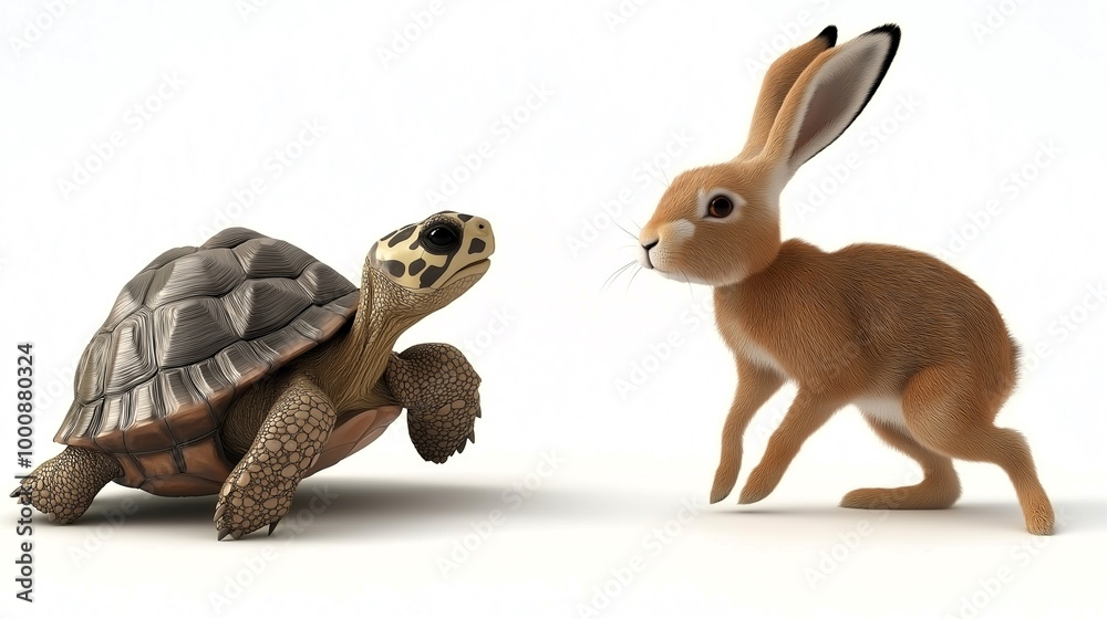 The Tortoise and the Hare. This enduring tale of perseverance features ...