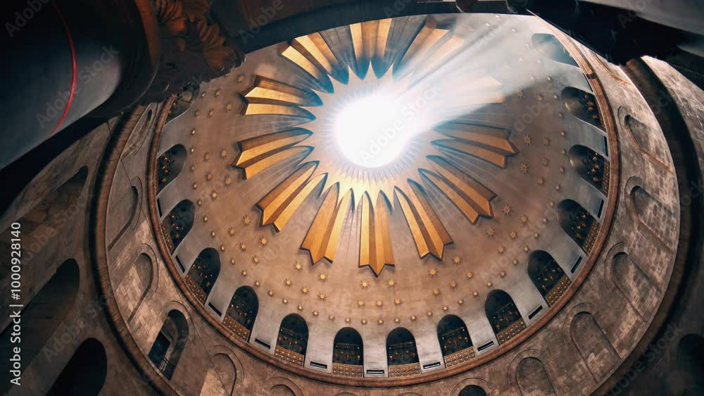 A remarkable phenomena caused by the light beam that penetrates the ...