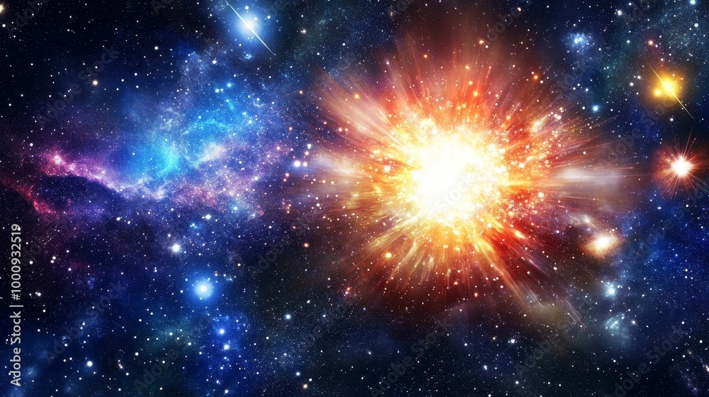 Stellar Explosion Unleashes Cosmic Particles - A supernova, the ...