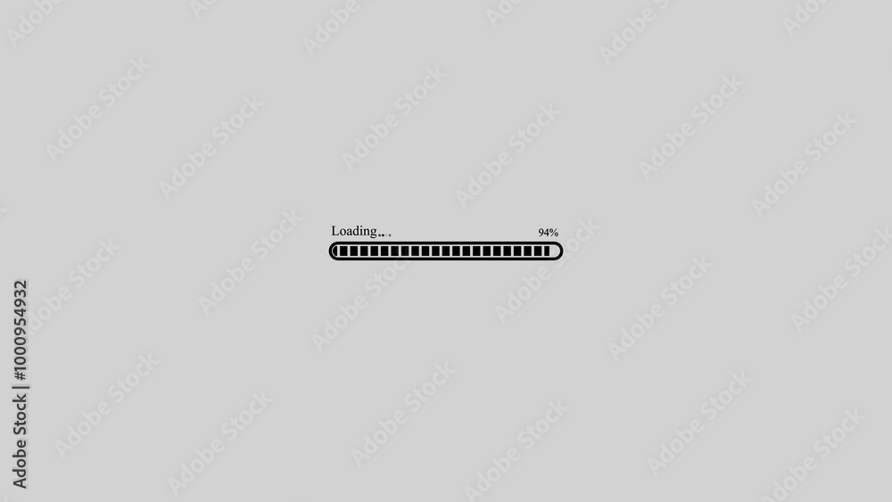 Loading illustration. System software update and upgrade concept ...