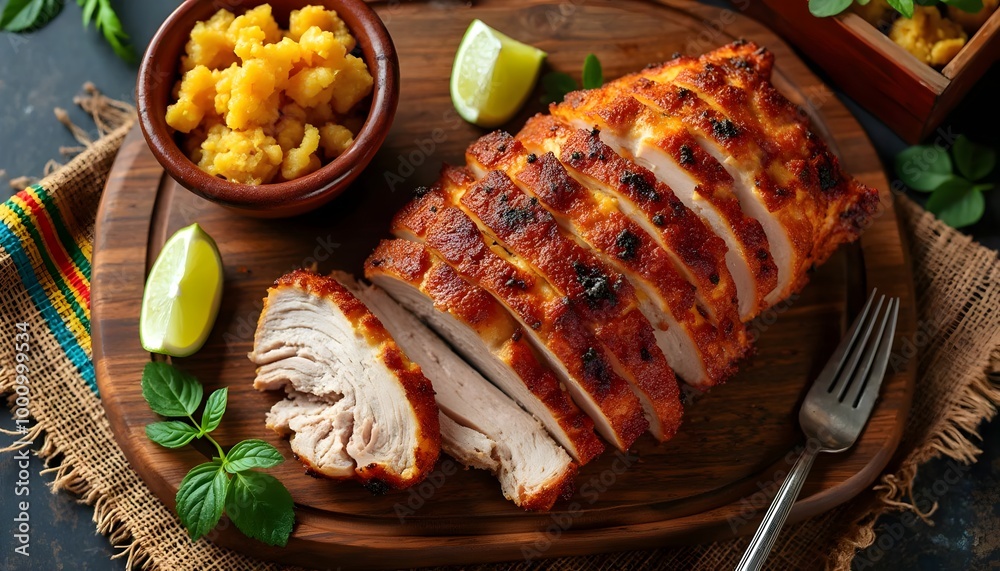 Traditional Cuban Lechón Asado: Roasted Pork with Crispy Skin and Lime ...