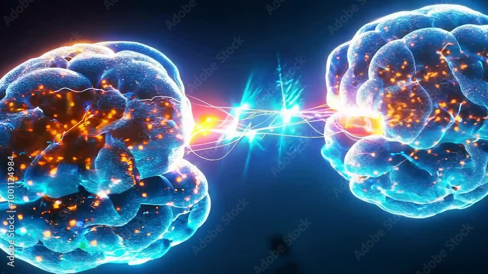 Synaptic gateway: visual depiction of a nerve synapse, complex junction ...