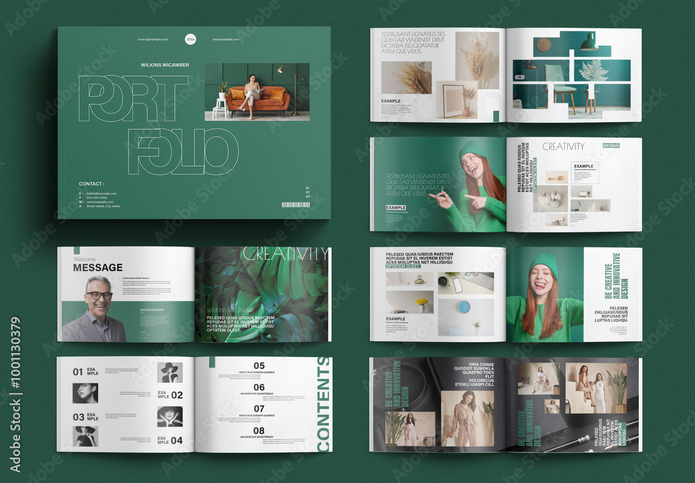 Portfolio Templates Layout Stock Template | Adobe Stock