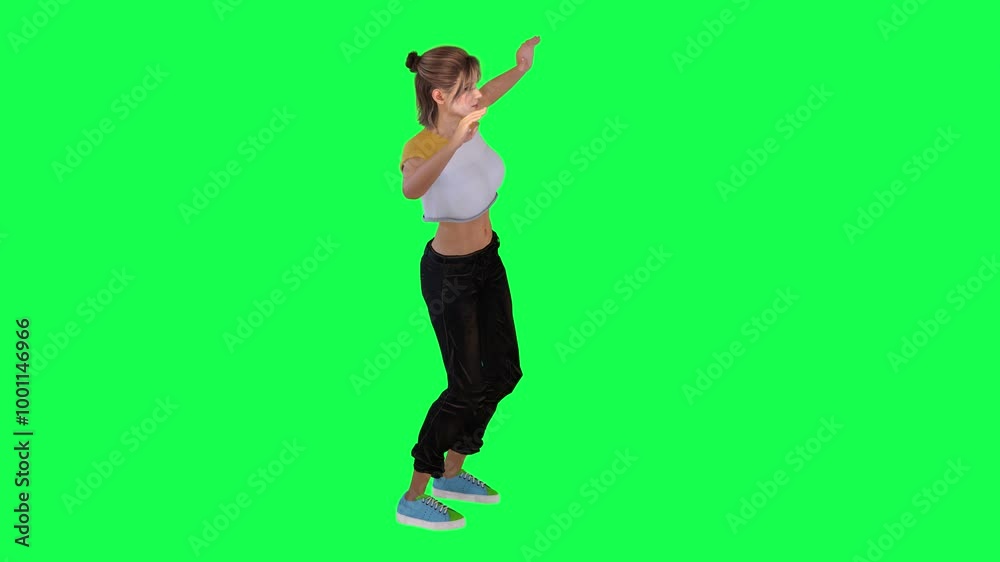 Vídeo do Stock: Female soccer fan dancing and cheering for her favorite ...