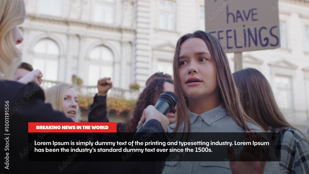 Animated Broadcast News Title Design Stock Template | Adobe Stock