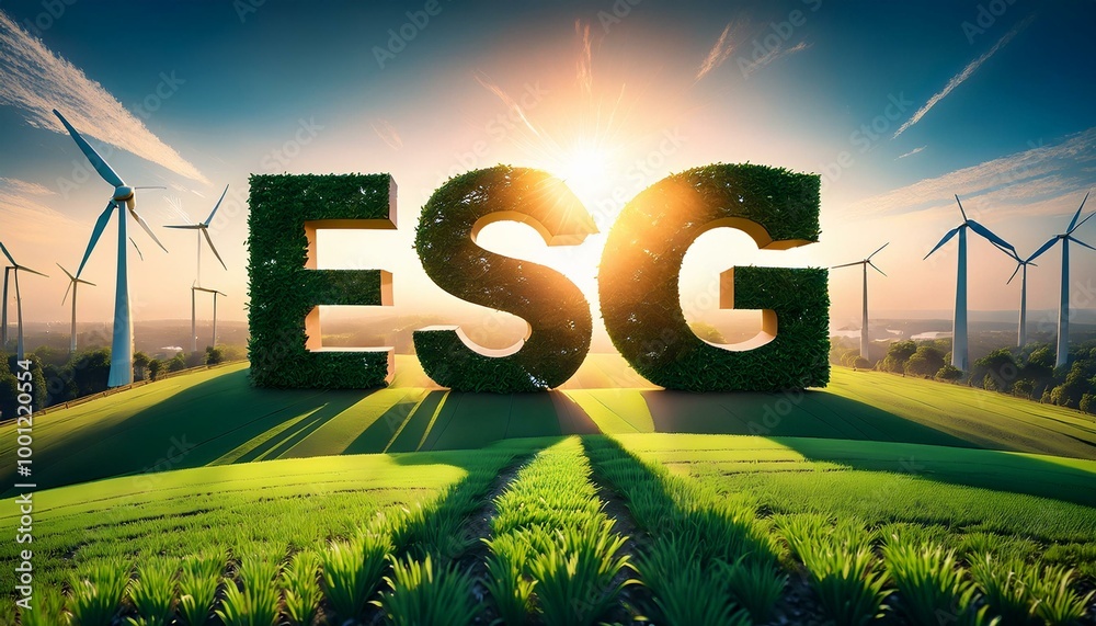ESG, representing environmental, social, and corporate governance ...