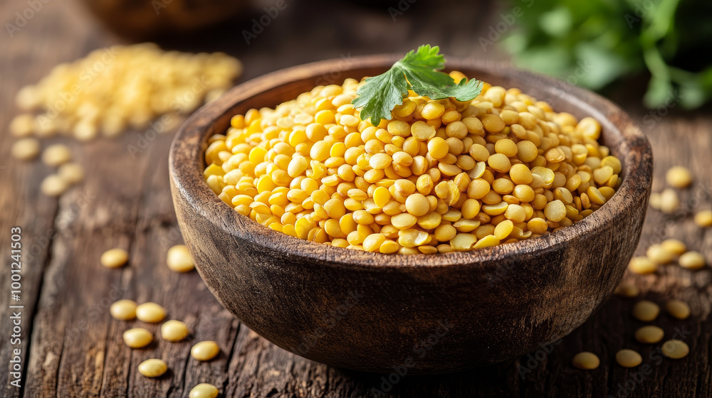 "Toor dal, also known as tur dal, yellow lentils, split pigeon peas ...