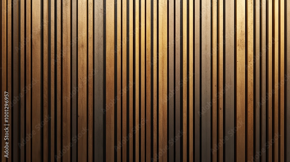 Vertical Wooden Slats Texture with Rich Brown and Warm Tones Background ...