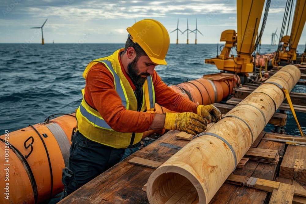 Structural engineer advising on the design of a floating offshore wind ...