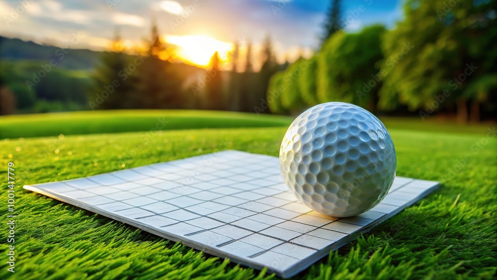 Blank Golf Scorecard Template for Easy Tracking of Scores, Holes, and ...