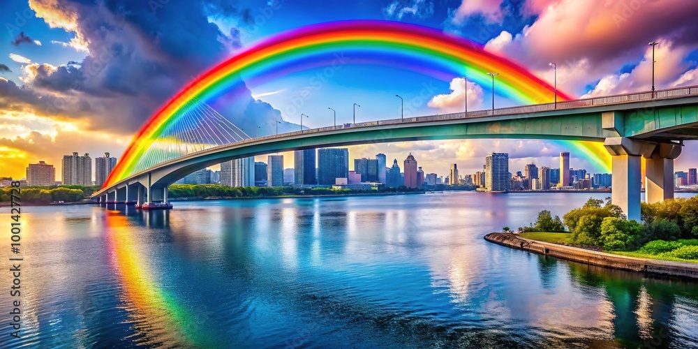 Colorful Rainbow Bridge Poem with Serenity and Hopeful Imagery for ...