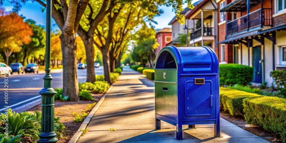 Convenient USPS Mailbox Location in Urban Neighborhood for Easy Drop ...