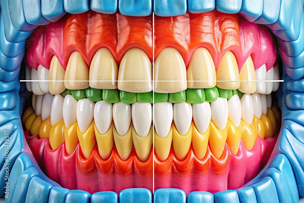 Comprehensive Teeth Number Chart for Adults Illustrating Dental Anatomy ...