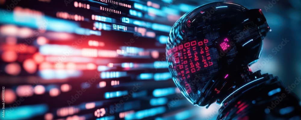 AI chatbot avatars communicating on a computer screen, highlighted by ...