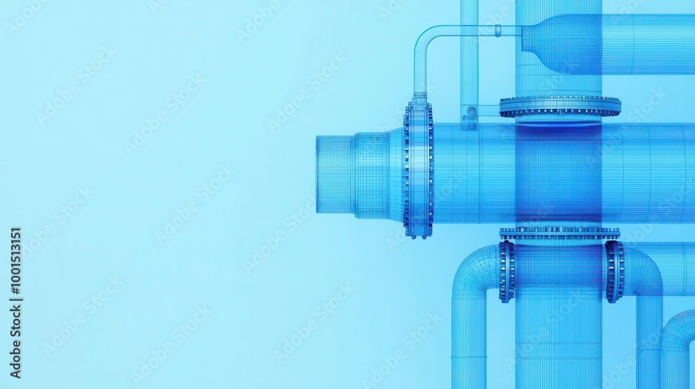 Diagram of a futuristic water filtration system, Engineering Drawing ...