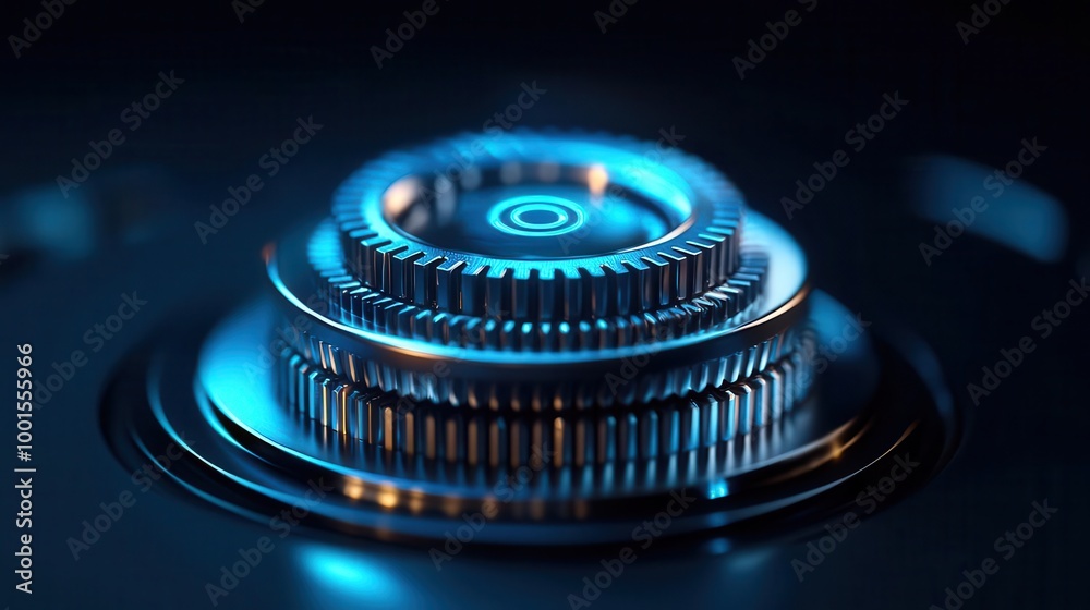 Conceptual image of gear ratio variations, torque vs speed highlighted ...