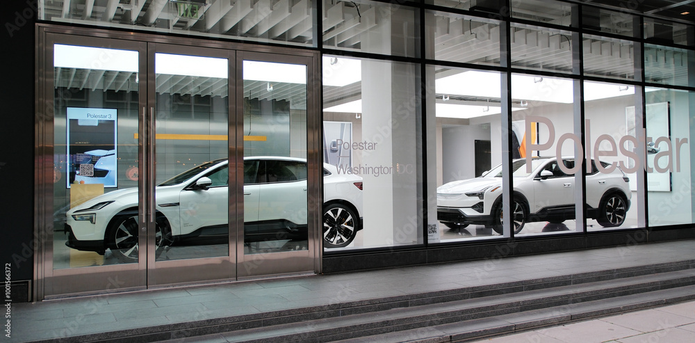 Polestar Electric Vehicle Dealership Entrance Stock Photo | Adobe Stock