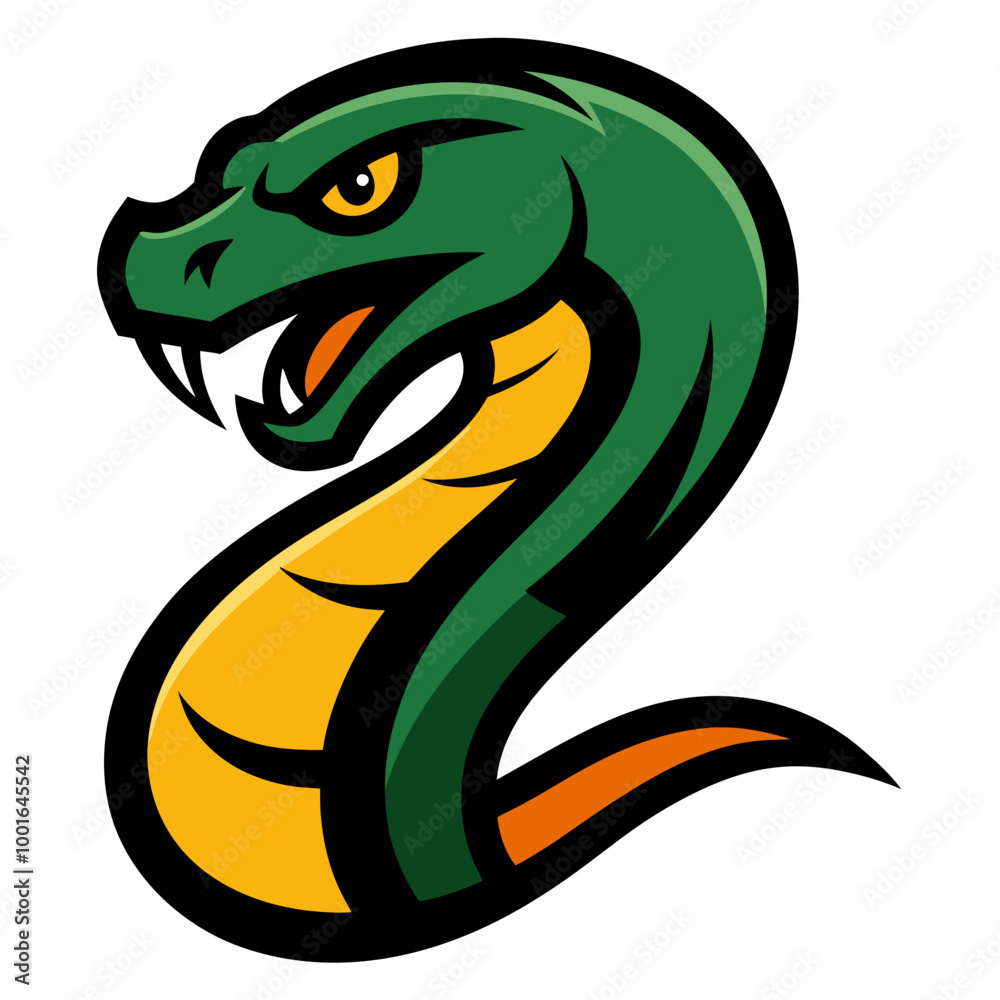 Snake Mascot Logo Vector Illustration for SVG, Cricut, and Silhouette ...