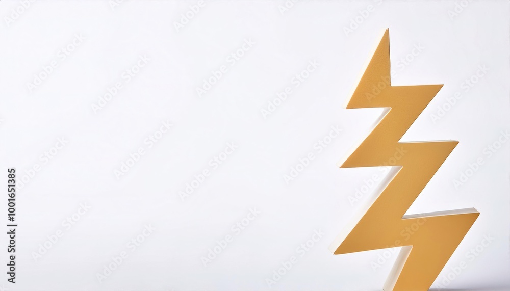 thunder or lightning bolt is a symbolic representation of lightning ...
