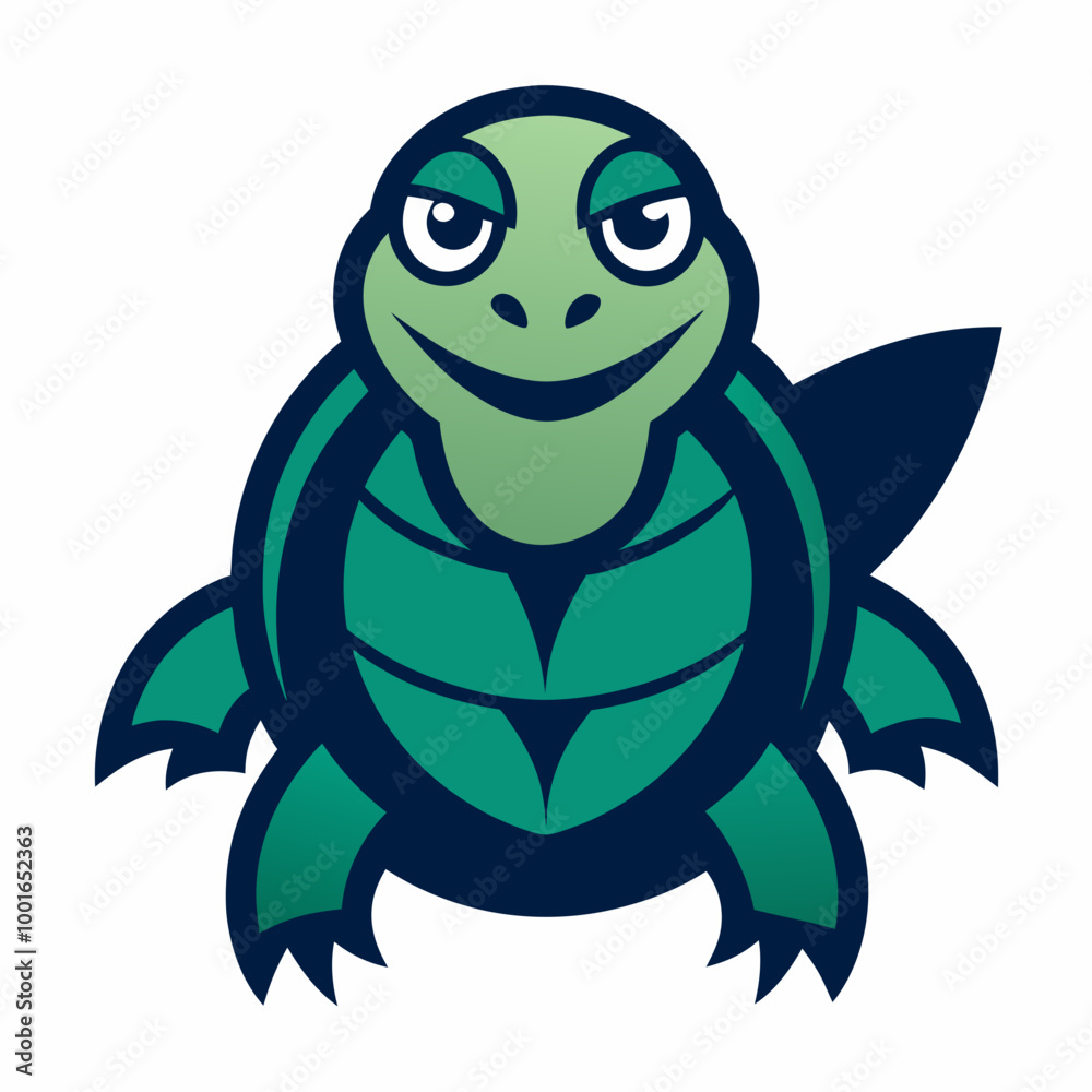 "Turtle Mascot Logo Vector Illustration for Graphic Design, SVG Files ...