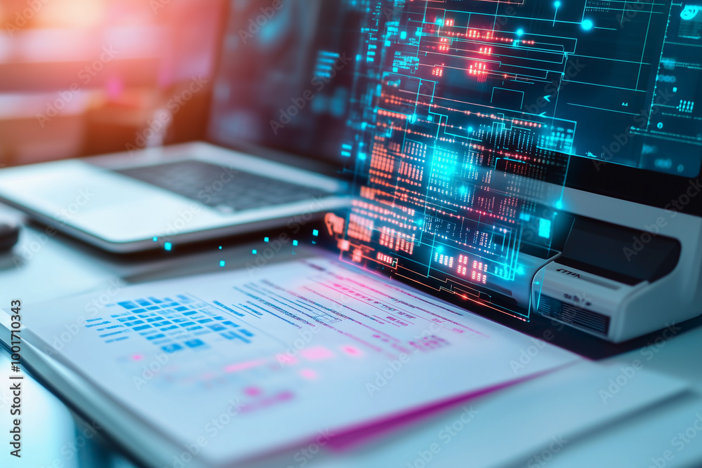 Automated data capture and categorization of financial documents ...