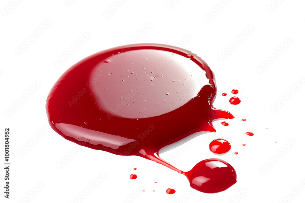 Transparent Red Blood Splashes - Isolated Blood Splatter Effect for Design Stock Photo | Adobe Stock