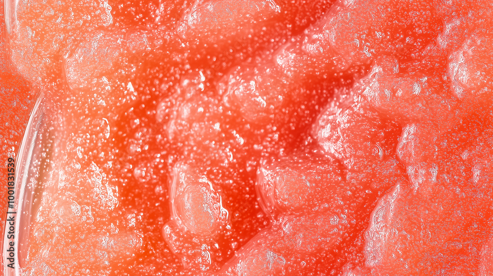 a close-up, top-down view, texture background of grapefruit jam spread ...