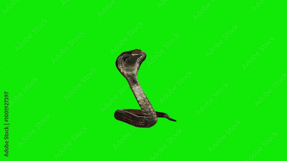 Cobra Snake - Indian Spectacled - Amber Brown Skin - Laying Down and ...