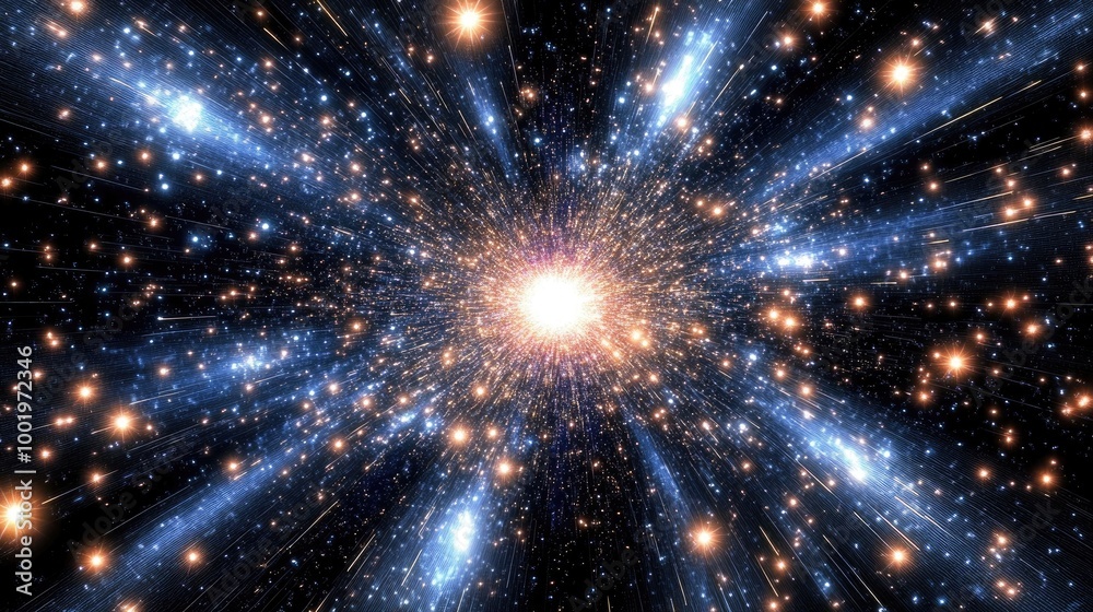 Cosmic explosion: Big Bang marks the origin of the universe, that set ...