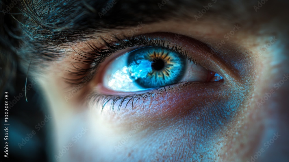 Closeup photography of a Christian cross reflecting in a man's eye ...