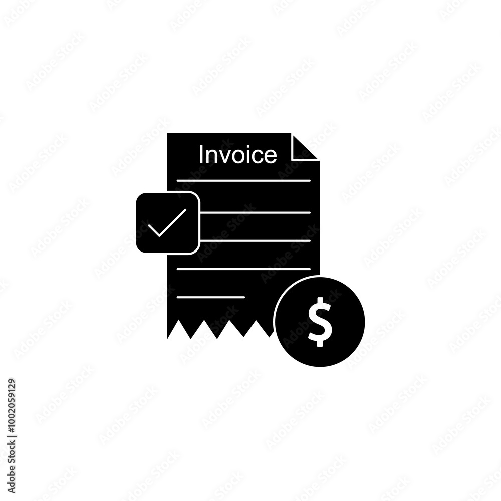 Invoice Icon, Billing Invoice Document, Payment Receipt, Transaction ...