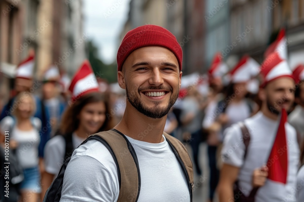 Poland's independence day celebration: happy Poles embracing joy of ...