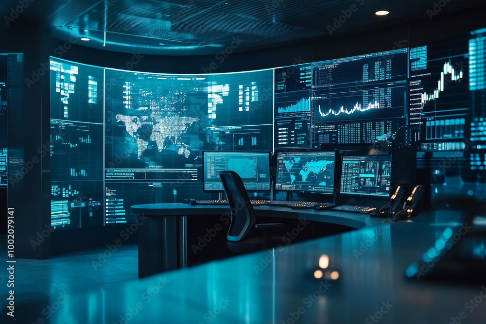 The Ultimate Trading Setup: War Room with a Command Center and Multiple ...