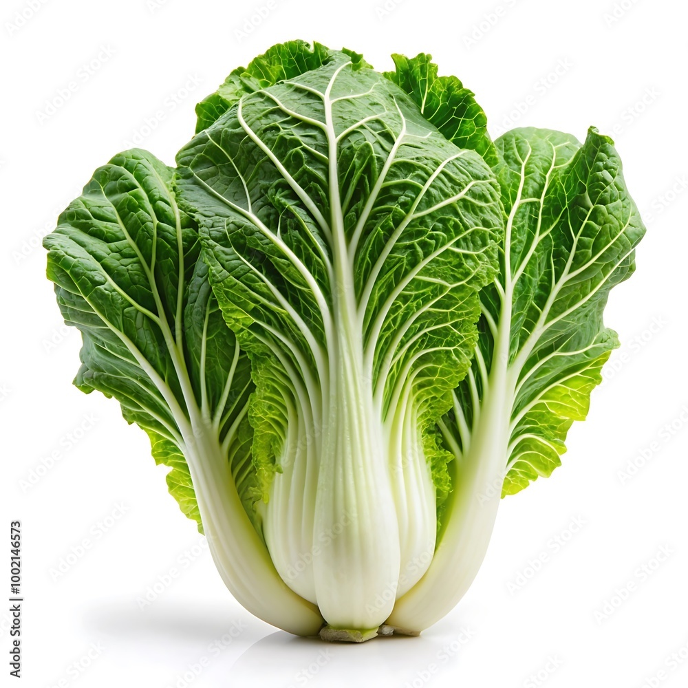 Fresh Green Cabbage Image. Green Cabbage on White BG. Crisp Cabbage ...