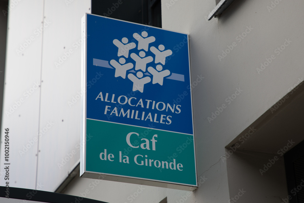 caf gironde Caisse allocations familiales logo sign means caf Family ...